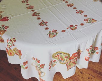 Farmhouse tablecloth | Etsy