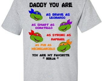 Ninja turtle dad | Etsy