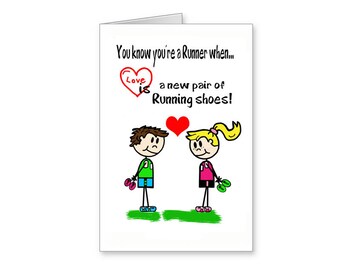 Funny marathon card | Etsy