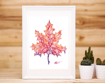 Maple leaf | Etsy