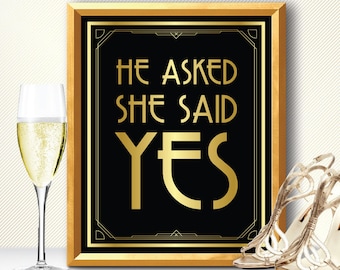 He asked she said | Etsy