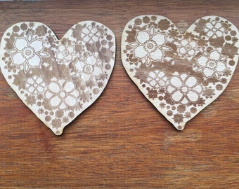 Heart shaped plaque | Etsy