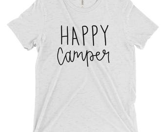 Happy camper shirt | Etsy
