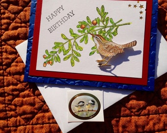 Nature birthday card | Etsy