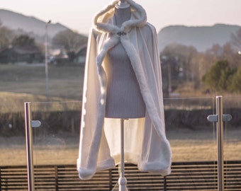 Snow white cape | Etsy