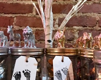 Animal mason jar | Etsy