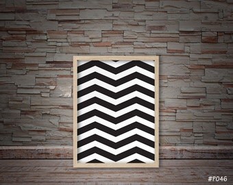 White stripes poster | Etsy