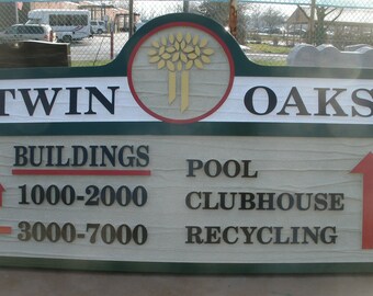 High Density Urethane sand carved single face sign business