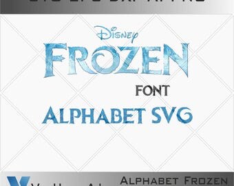 Frozen alphabet | Etsy