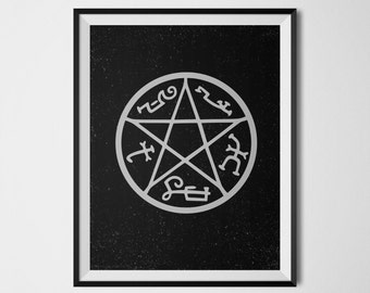 Supernatural symbol | Etsy