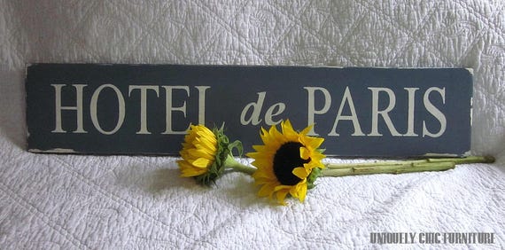 HOTEL DE PARIS SignFrench Paris Guest RoomCustom Colors