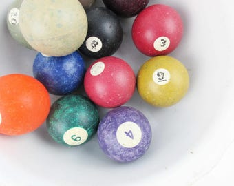 Vintage pool ball | Etsy