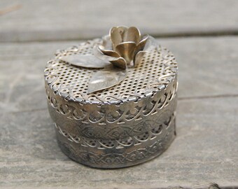 Metal trinket box | Etsy