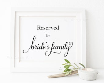 Reserved sign | Etsy