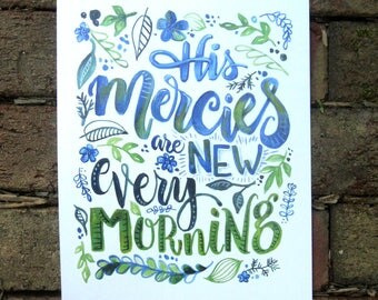 New every morning | Etsy