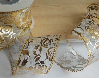 Sheer organza ribbon | Etsy