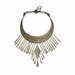 Ultimate 80's CHARM Necklace FRINGE Statement Necklace