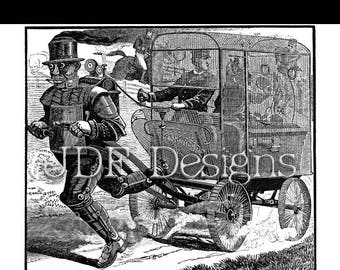 Victorian robot | Etsy