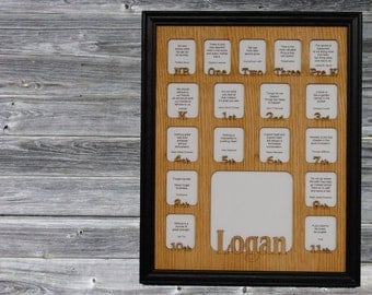 Baby name frame | Etsy