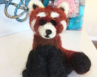 Felted red panda | Etsy