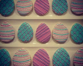 Items similar to Aged Primitive Spring or Easter Sugar Cookies Bowl ...