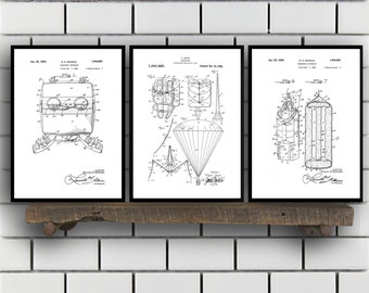 Parachute blueprint | Etsy