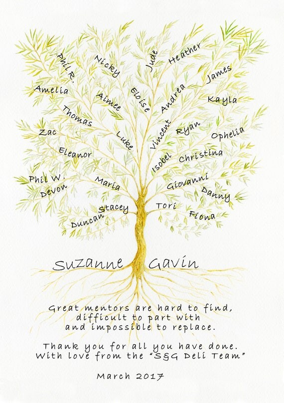 Hallelujah Tree Personalised Artworks