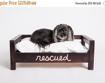 Raised dog bed | Etsy