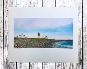 Lighthouse painting | Etsy