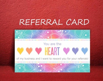 Referral card | Etsy