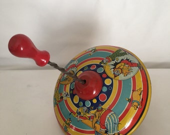 Vintage spinning top | Etsy