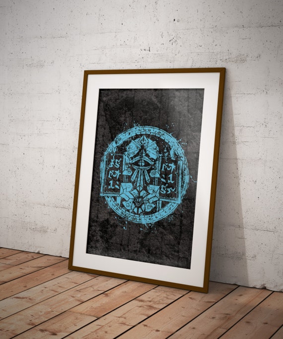 World of Warcraft Mage Class Crest Poster