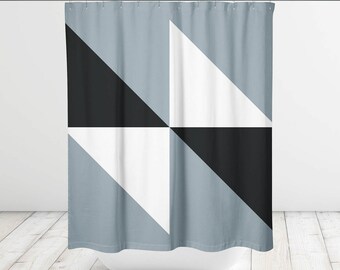 Geometric curtains | Etsy