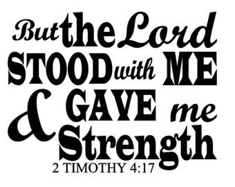 2 timothy 4 17 | Etsy