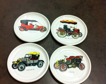 Vintage car coasters | Etsy