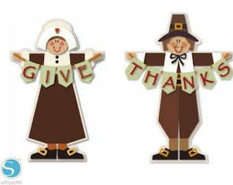 Pilgrim silhouette | Etsy