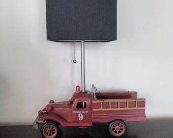 Firefighter lamp | Etsy