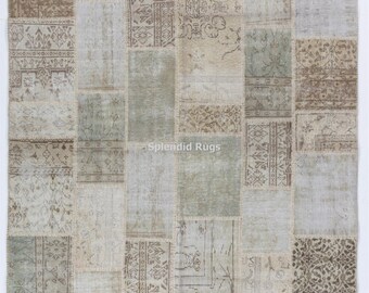 Mint green rug | Etsy