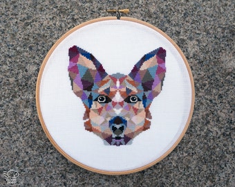 Dog cross stitch | Etsy