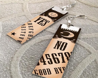 Ouija board earrings | Etsy