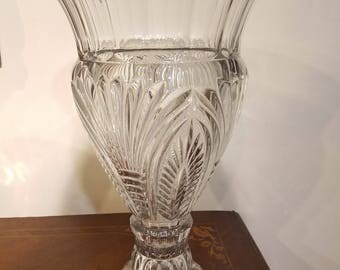 Lead crystal vase | Etsy