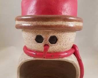 Ceramic snowman | Etsy
