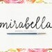 Daniela Script Font Modern Font Cursive Font Monoline