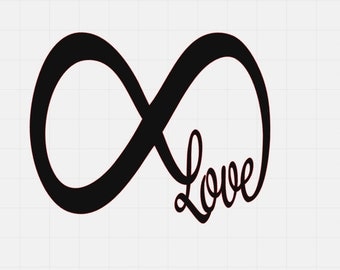 Infinity car decal | Etsy