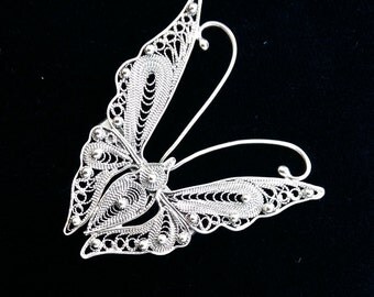 Filigree brooch | Etsy