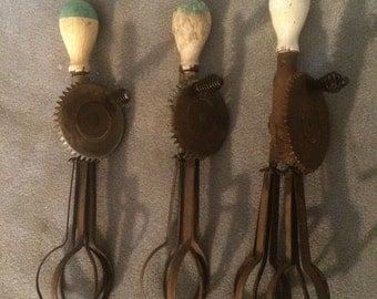 Antique hand mixer | Etsy