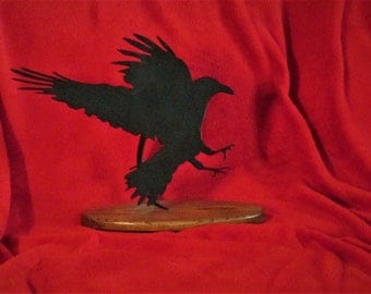 Metal crow | Etsy