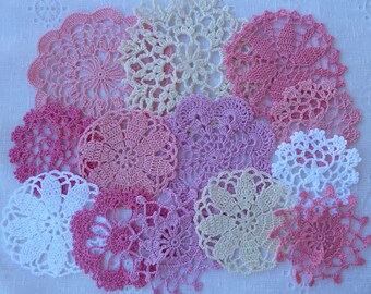Colored doilies | Etsy