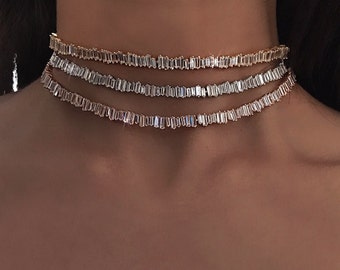 Diamond choker | Etsy