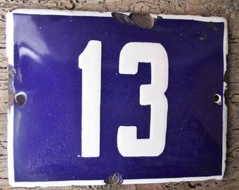 Enamel street sign | Etsy